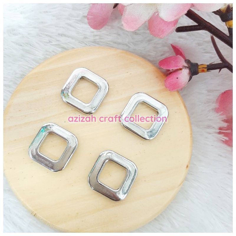 Jual Ring Kotak Hias Silver (12pcs) | Shopee Indonesia
