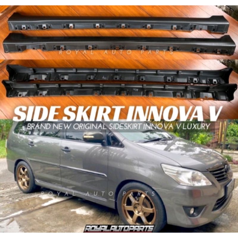 Jual Side skirt satuan original bodykit inova v samping kijang innova ...