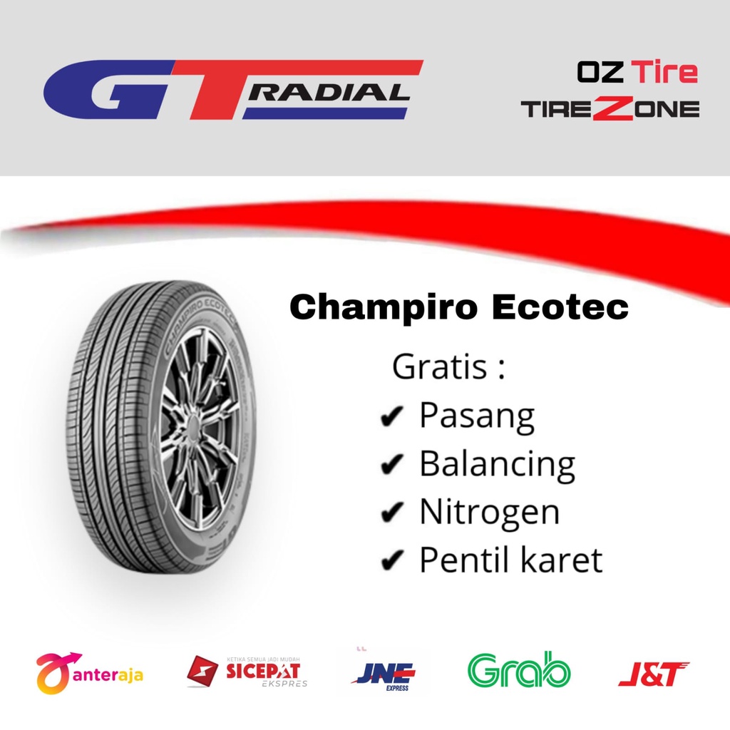 Jual Ban Mobil GT Radial 185/80 R14 Champiro Ecotec | Shopee Indonesia