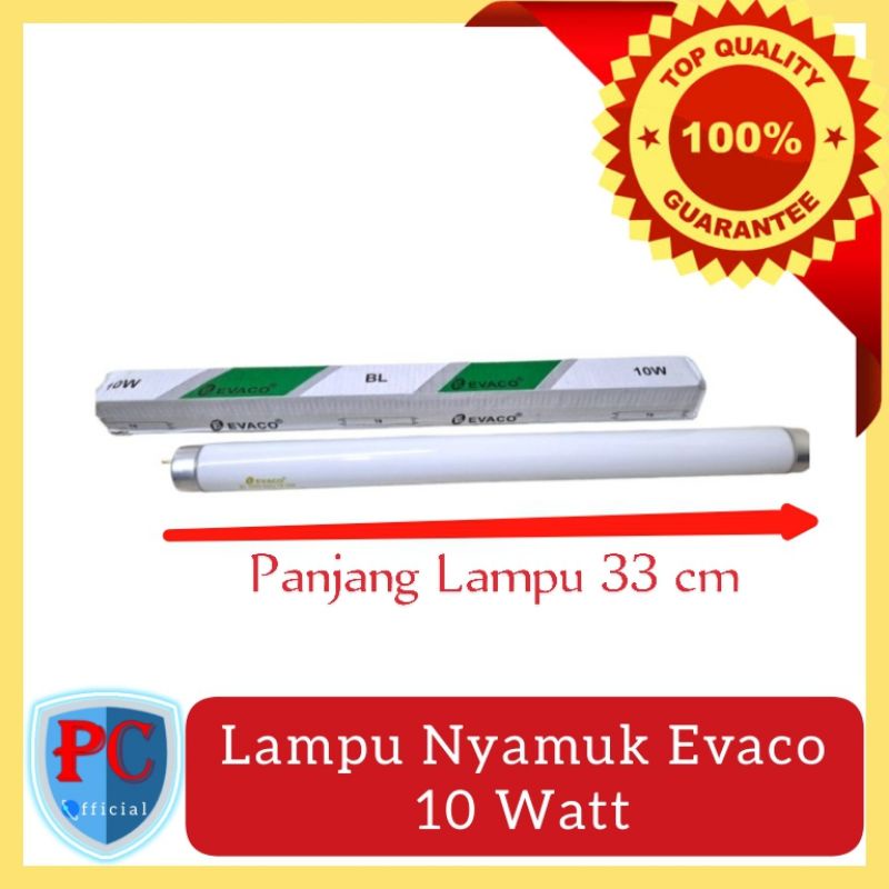 Jual Lampu Nyamuk / Lampu UV Evaco 10 watt | Shopee Indonesia