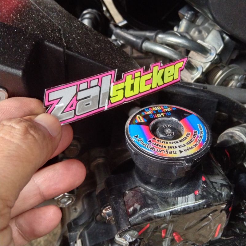 Jual STICKER TIMBUL /EMBLEM TUTUP RADIATOR | Shopee Indonesia