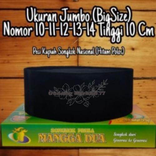 Jual Peci Kupya Songkok Ukuran Jumbo Besar No 10-11-12-13. Tinggi 10Cm ...
