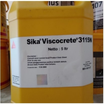 Jual Sika Viscocrete 3115N, jerrycan 5ltr/5.3kg | Shopee Indonesia