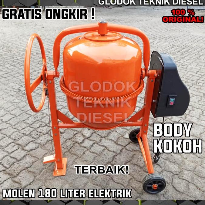 Jual NEW PAZTO MESIN PENGADUK SEMEN MOLEN CONCRETE MIXER 180 L TERBAIK PENGIRIMAN CEPAT | Shopee ...