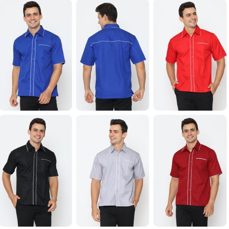 Jual kemeja kerja, seragam office, seragam custom, seragam kerja ...