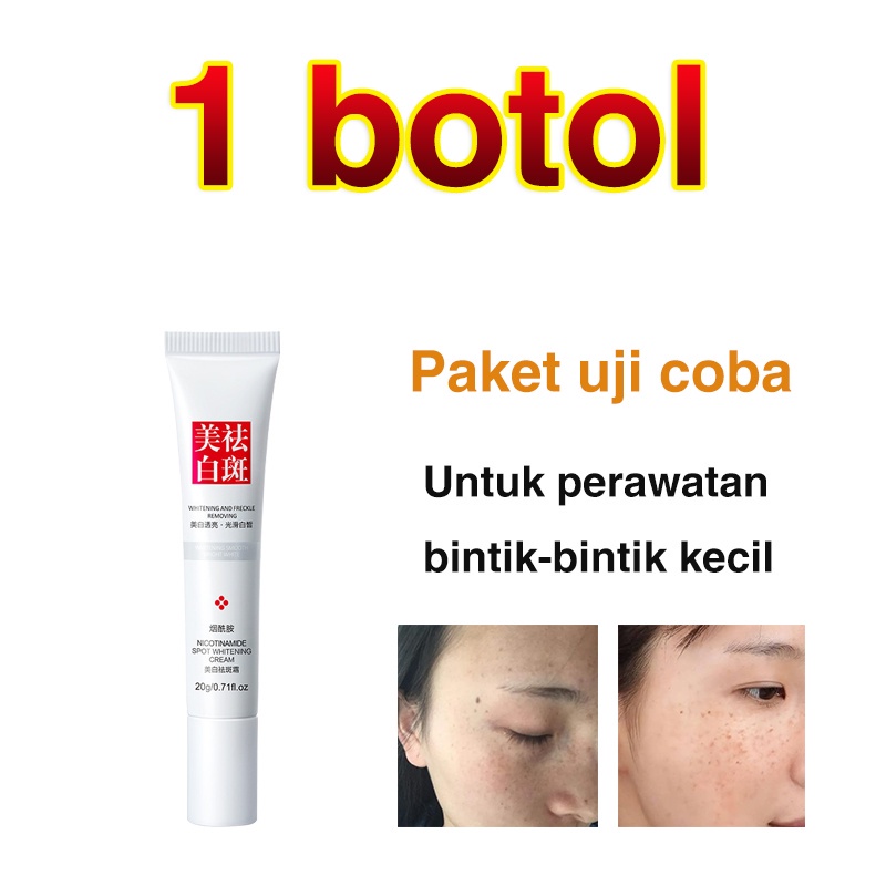 Jual Cream penghilang flek hitam Krim pemutih wajah Krim bintik pemutih Krim penghilang flek 20G ...