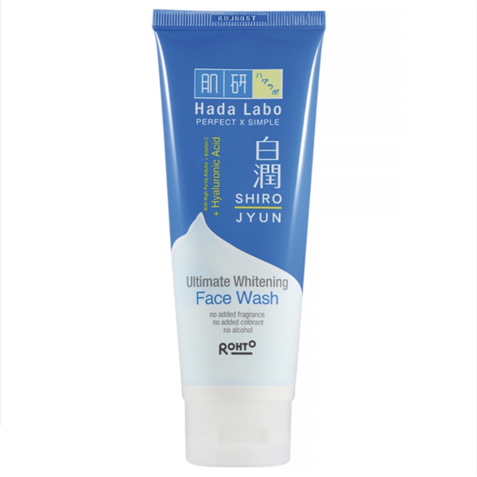 Jual Hada Labo Shirojyun Ultimate Whitening Face Wash 50gr dan 100gr ...