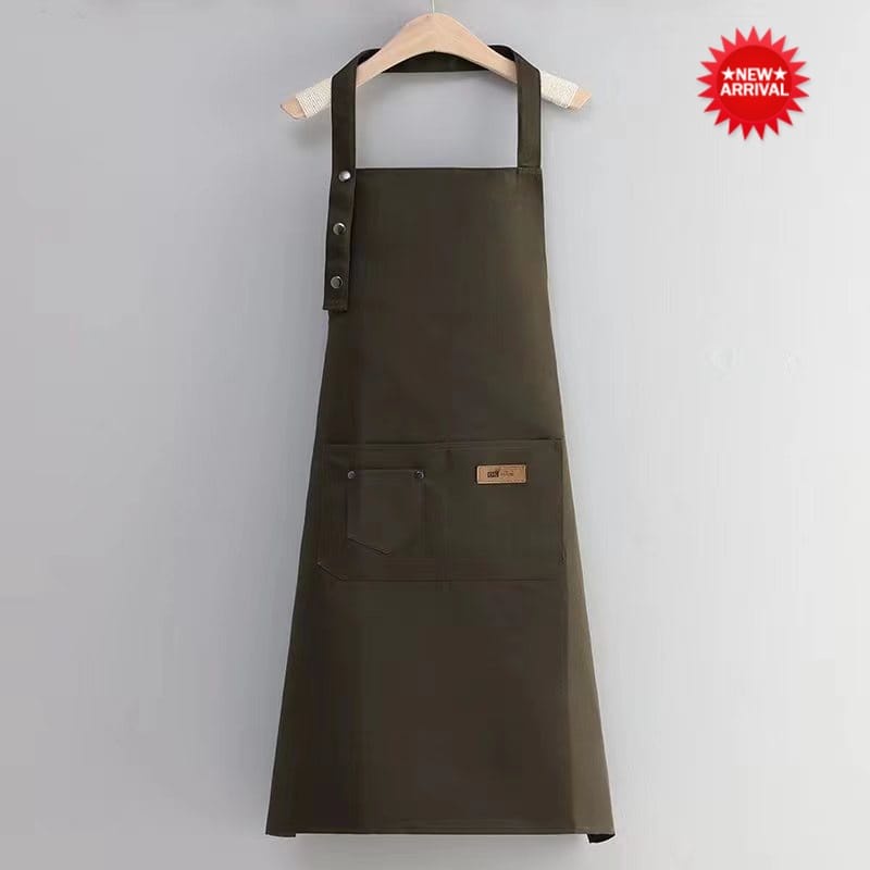 Jual BP Celemek Masak Waterproof Apron Dapur Pria Wanita Chef Pelayan ...