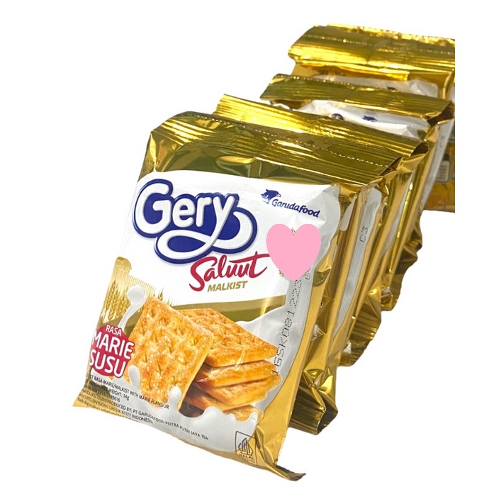 Jual GERY MALKIST SALUUT 18 GRAM KELAPA KEJU RENCENG ABON CHOCOLATE ...