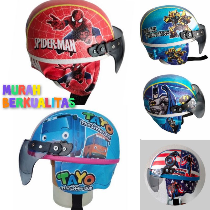 Jual helm anak pria / helm anak cowok / helm chip anak / helm chips ...