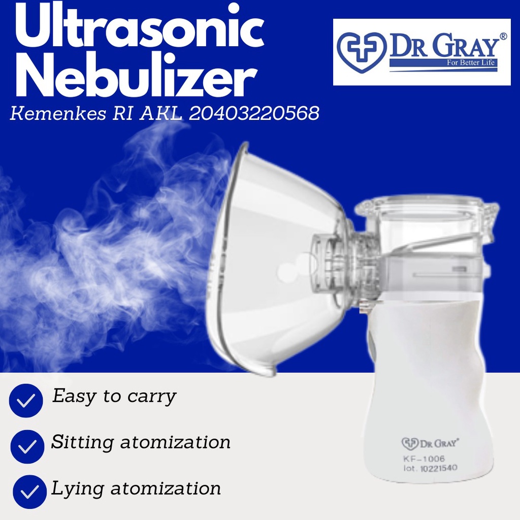 Jual Paling Di Cari !! Nebulizer Portable Ultrasonic Mesh Technology ...