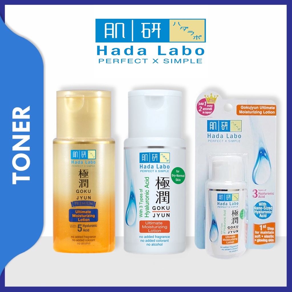 Jual HADA LABO Toner Series Gokujyun Ultimate Moisturizing Premium ...