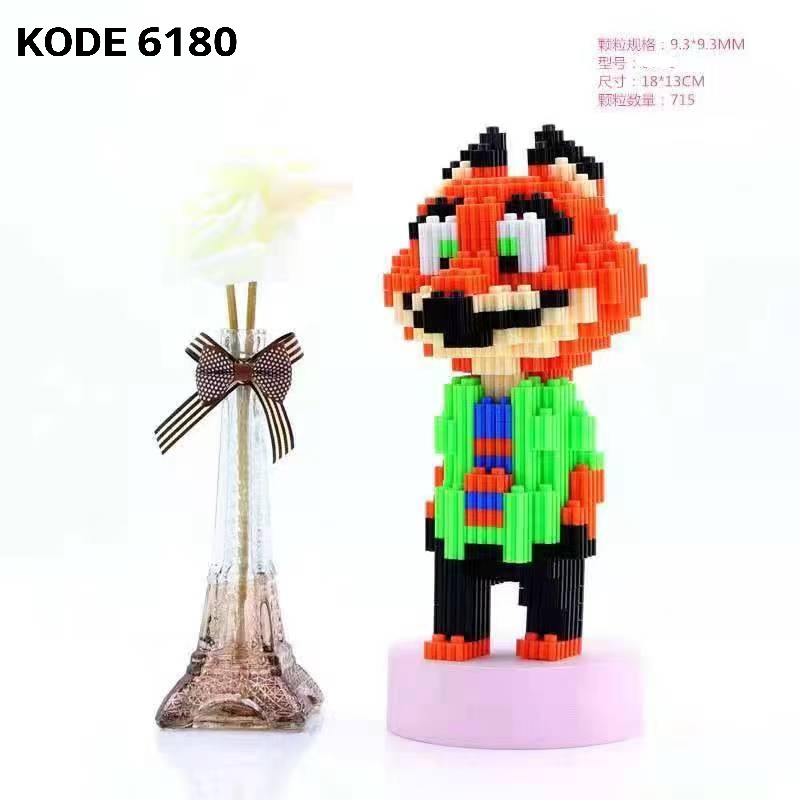 Jual Nano Block Judy Hoops Nick Wilde Zootopia - Bricks Education Nano ...