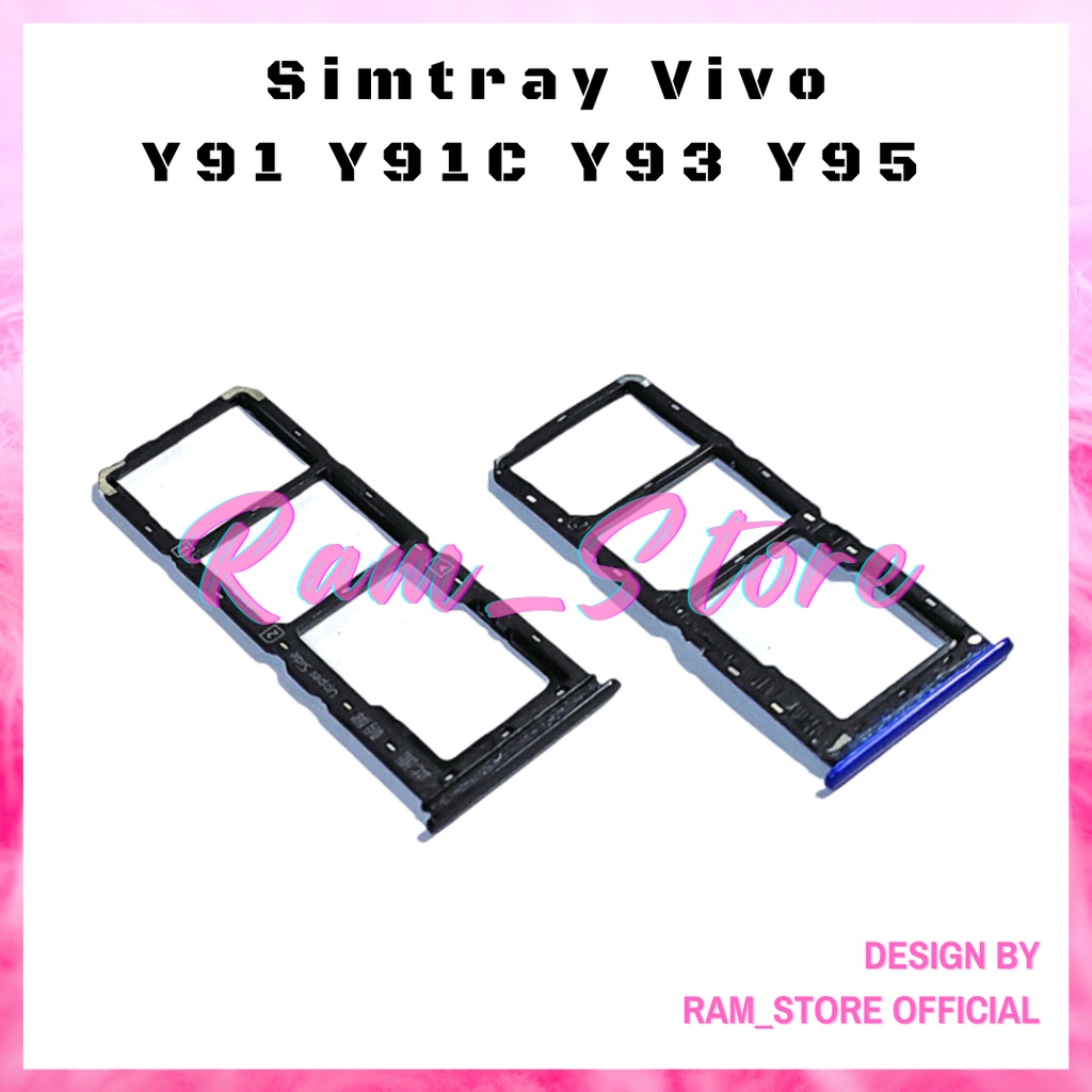 Jual Sim Tray Simlock Vivo Y91 Y91C Y93 Y95 Tempat Kartu Sim Ori ...