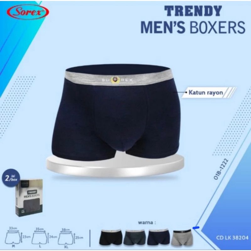 Jual Celana dalam boxer pria Sorex 38204 | Shopee Indonesia