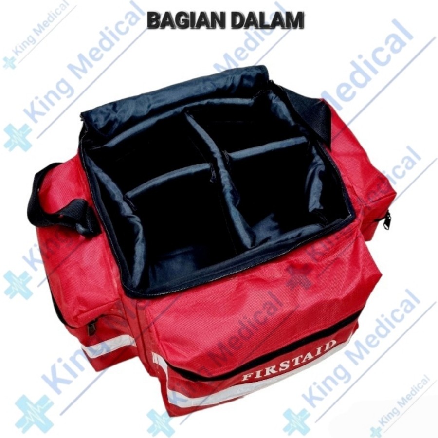 Jual Tas First Aid / P3K Selempang (Tulisan & Logo Putih Bordir ...