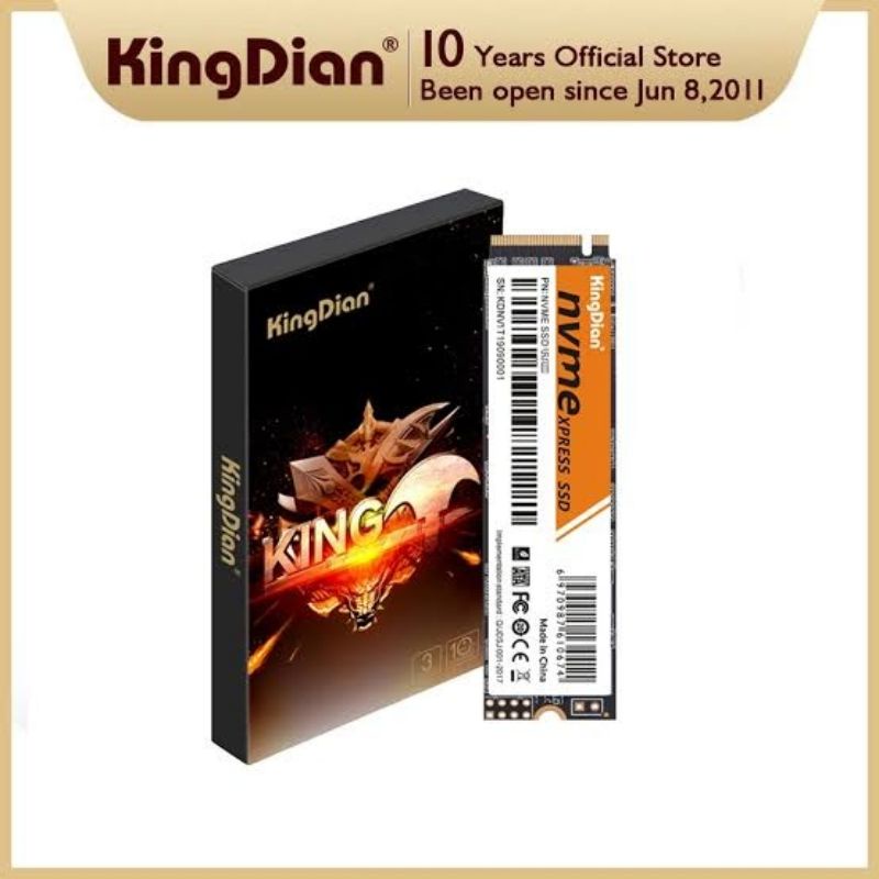 Jual SSD M2 NVME 128GB 256GB 512GB 1TB 2280 KINGDIAN ORIGINAL GARANSI ...