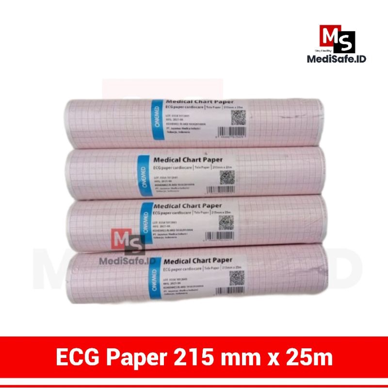 Jual Kertas EKG ECG Paper 21,5 x 25 m Roll For Bionet Cardio 2000 ...