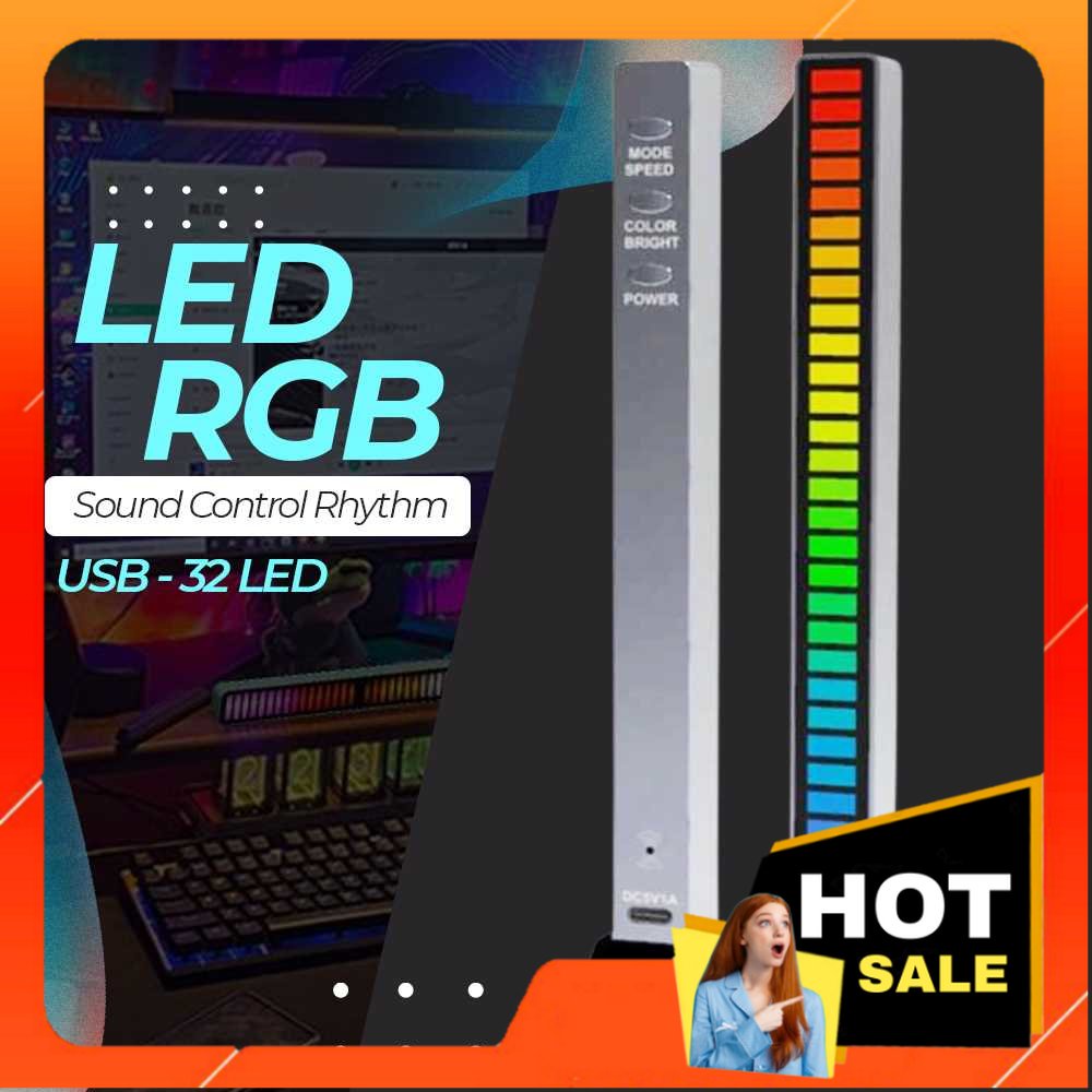 Jual Lampu FUNY LED RGB Sound Control Rhythm Light USB 32 LED - D08-RGB | Shopee Indonesia