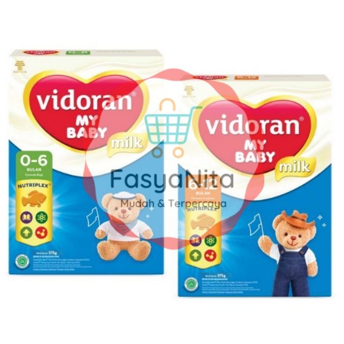 Jual (575g) Vidoran My Baby Susu Formula Bayi 0-6 6-12 Bulan | Shopee ...