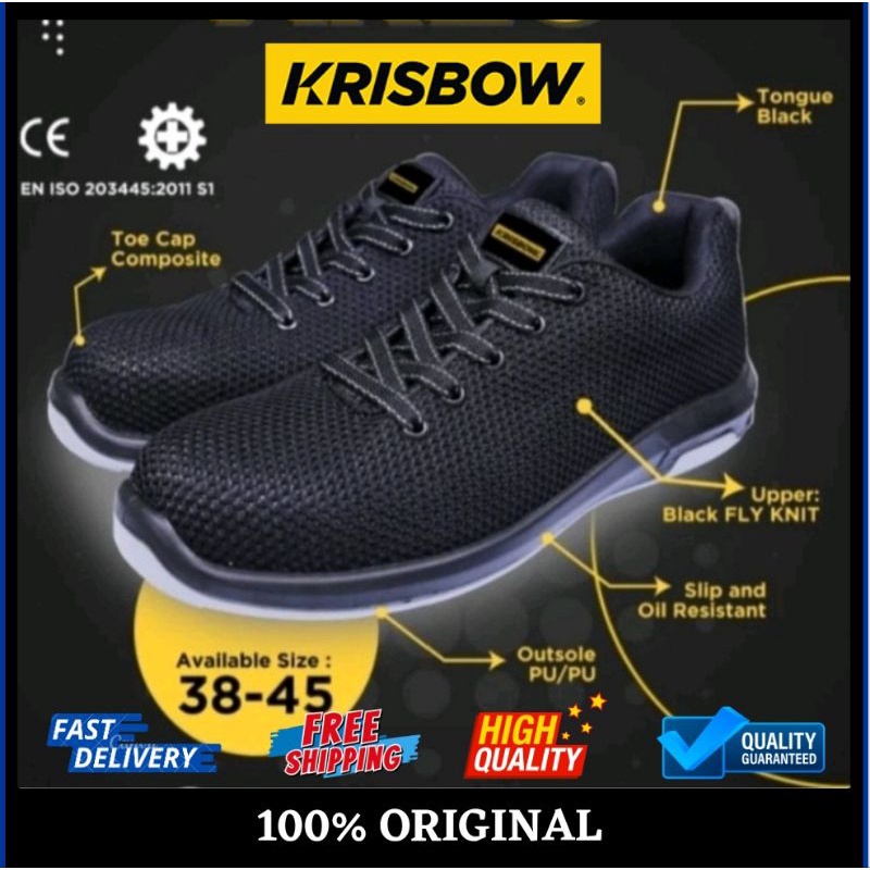 Jual Krisbow Sepatu Safety HYDRA SEPATU PENGAMAN SAFETY SHOES | Shopee ...