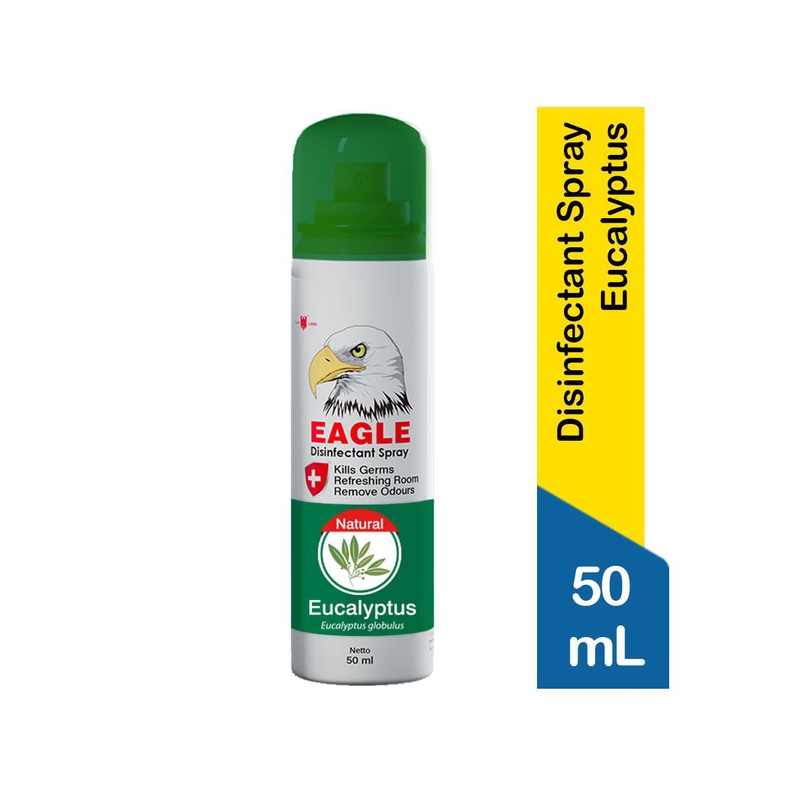 Jual Eagle Disinfectant Spray Eucalyptus 50ml | Shopee Indonesia