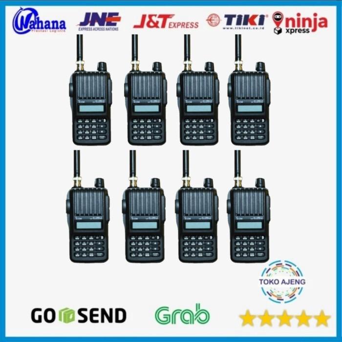 Jual Paket 8 Unit Radio HT Icom V80 IC-V80 VHF Lithium Handy Talky ...