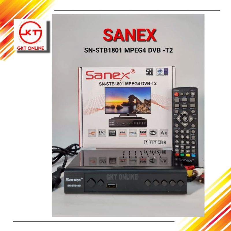 Jual STB SANEX SET TOP BOX SANEX DIGITAL DVBT2 SIARAN DIGITAL SN ...