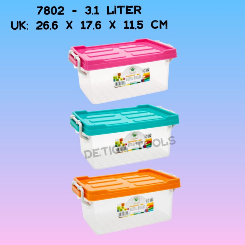 Jual GREEN LEAF 7802 Container Box 3,1 Liter / Kotak Penyimpanan ...