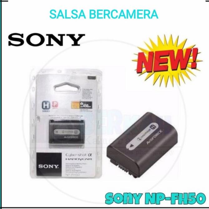 Jual Baterai Batre Battrey Handycam Sony NP-FH50 np fh50 for A230 A290 A330 | Shopee Indonesia