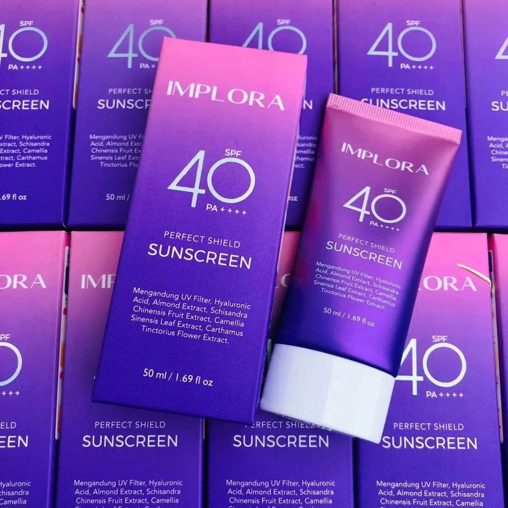 Jual Implora Perfect Shield Sunscreen SPF 40 PA++++ | Sunscreen Wajah ...
