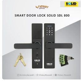 Jual Solid kunci pintu handle Smart Digital Lock SDL 800 elektrik | Shopee Indonesia
