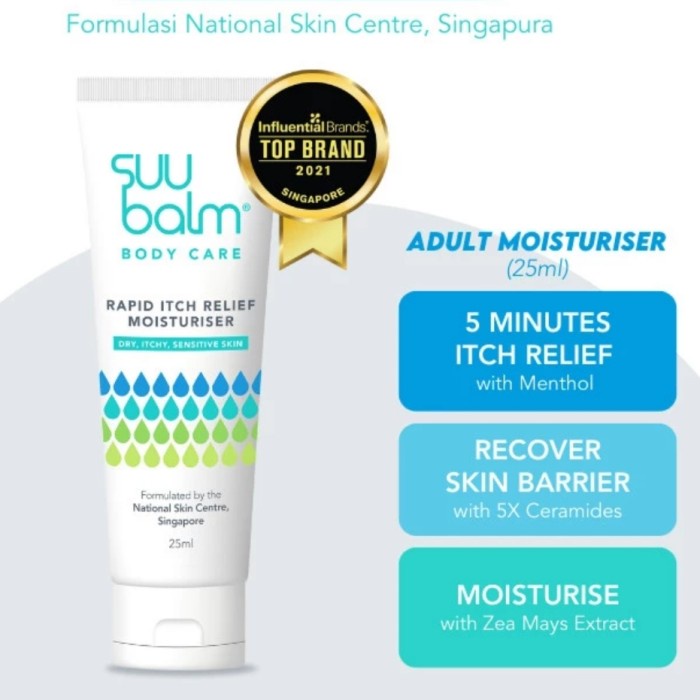 Jual Suu balm Body Care Rapid Itch Relief Moisturiser Cream (25ML) | Shopee Indonesia