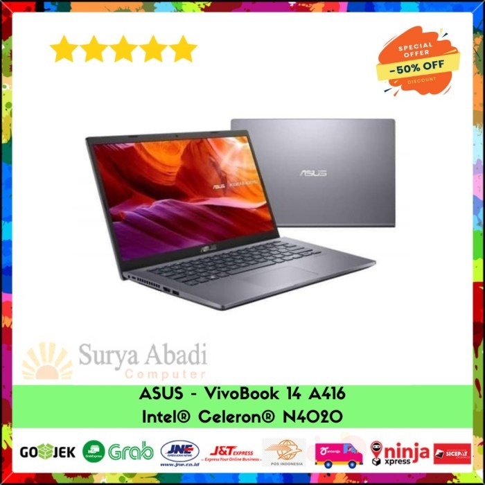 Jual ASUS - VivoBook 14 A416 Intel Celeron N4020 | Shopee Indonesia
