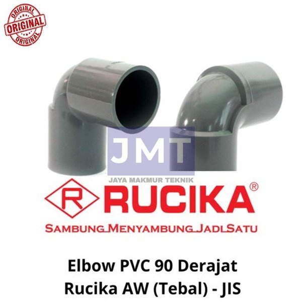 Jual Elbow Knee 10" inch PVC Rucika AW 90 Derajat | Shopee Indonesia