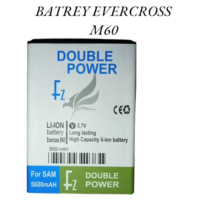 Jual baterai batrey Evercross m60 dobel power Fz bahan baguss barang original | Shopee Indonesia