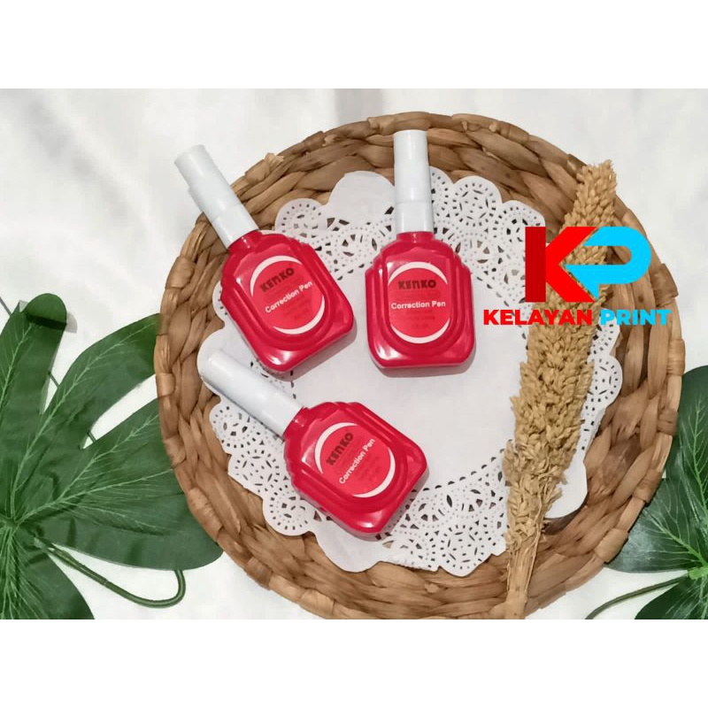 Jual CORRECTION PEN KENKO MERAH SATUAN | Shopee Indonesia