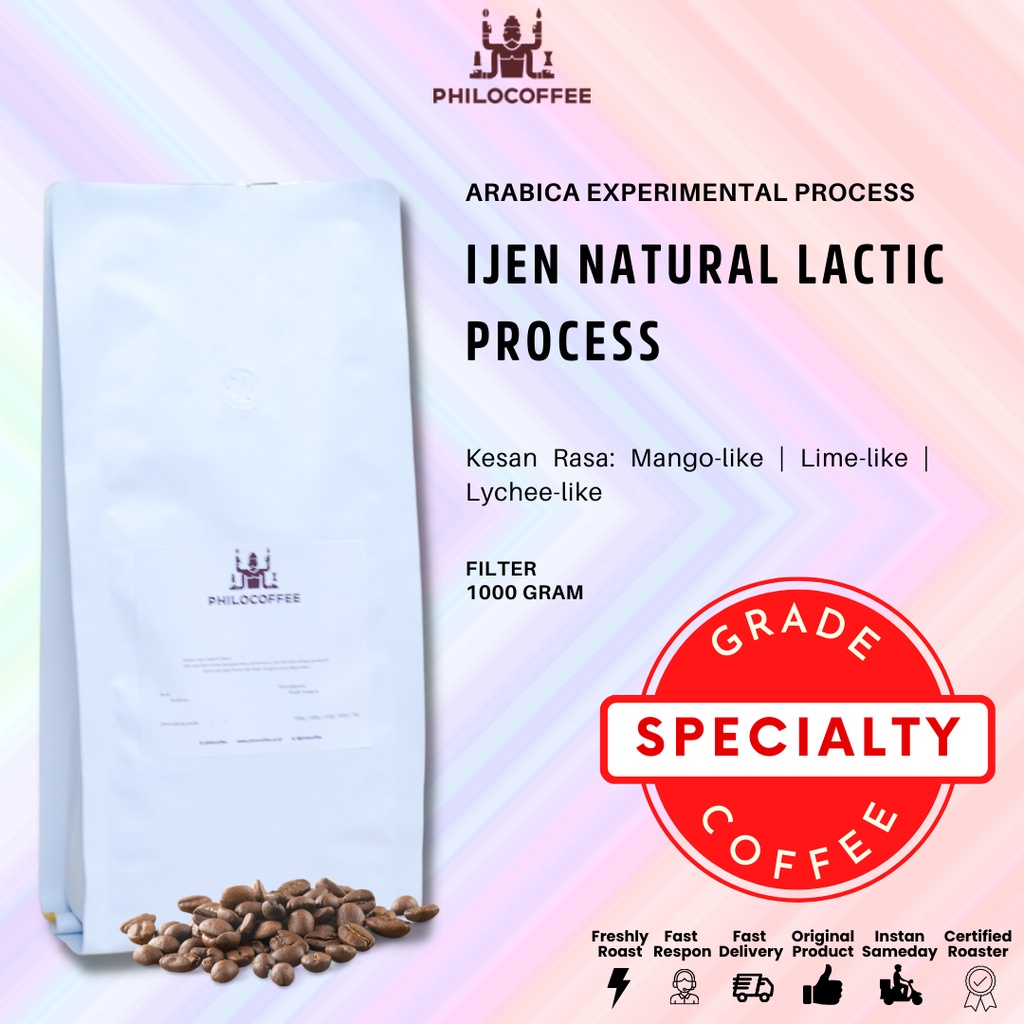 Jual Biji Kopi Arabika Ijen Natural Lactic Process 1Kg | Ijen Lestari ...