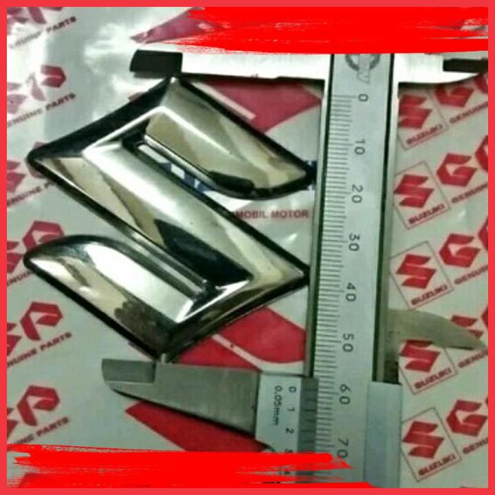 Jual (RTP) Emblem logo S Suzuki stiker sticker logo emblem Suzuki 6cm ...