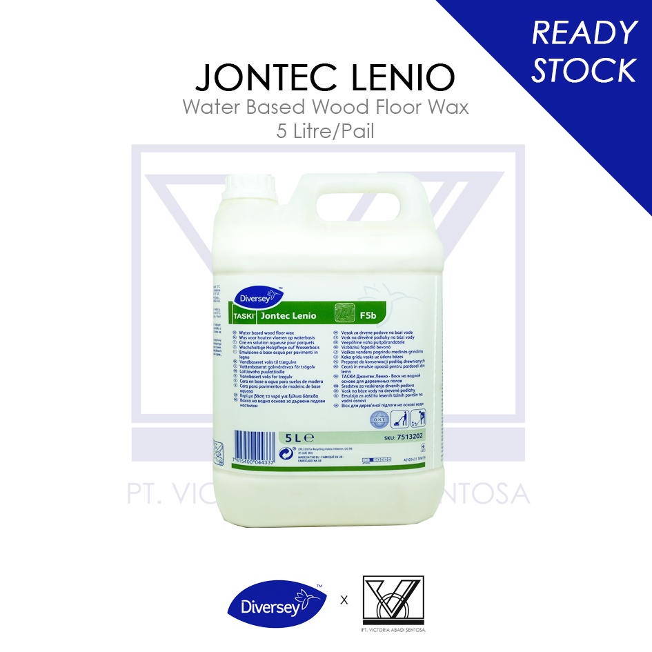 Jual Diversey TASKI Jontec Lenio - Water Based Wood Floor Wax / Lantai ...