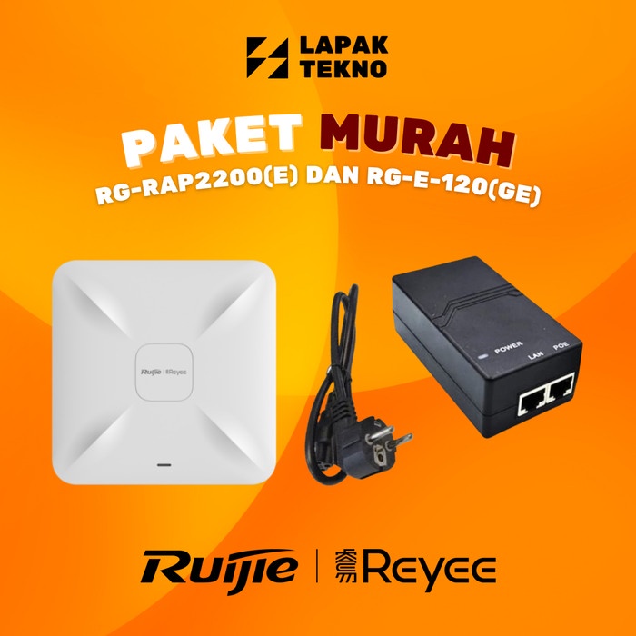 Jual Produk Terbaru Rg-Rap2200E & Rg-E-120Ge Ruijie Indoor Access Point ...