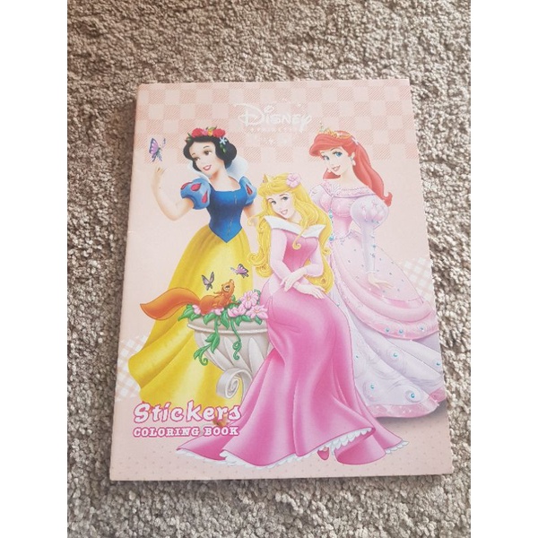 Jual Stickers coloring book buku mewarnai dan sticker princess | Shopee Indonesia