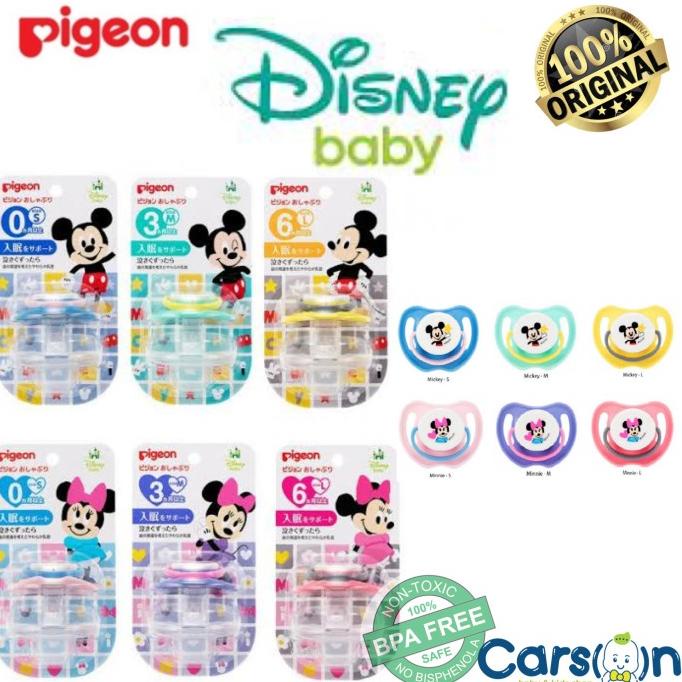 Jual Pigeon Pacifier Disney Minnie Mickey|Empeng Pigeon Disney | Shopee Indonesia