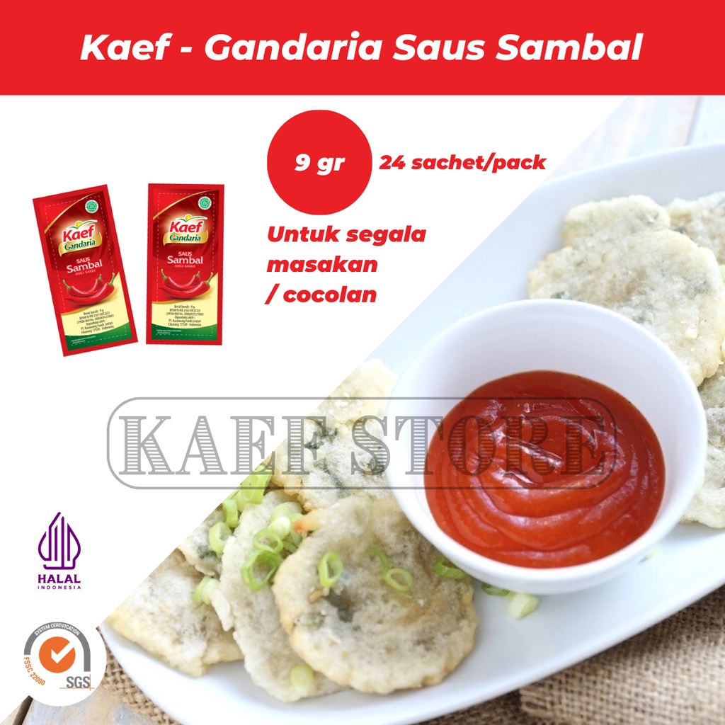 Jual Kaef Gandaria Saus Sambal Pedas Sachet | Shopee Indonesia Jual Kaef Gandaria Saus Sambal Pedas Sachet | Shopee Indonesia