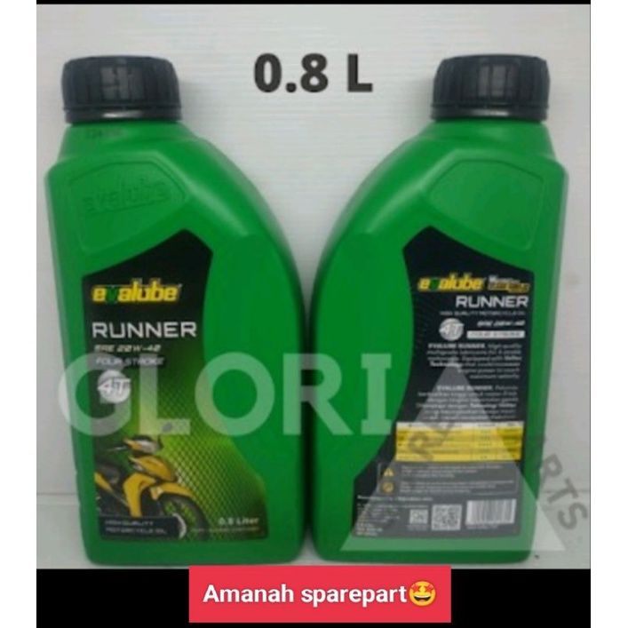 Jual Oli Evalube Runner Isi 800ml SAE 20W 40Cocok Untuk Segala Motor ...