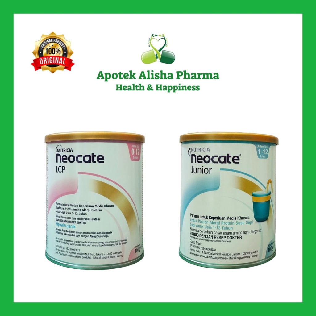 Jual Nutricia Neocate LCP 0-12bulan / Junior Anak 1tahun Keatas 400gr - Susu Formula & Lanjutan ...