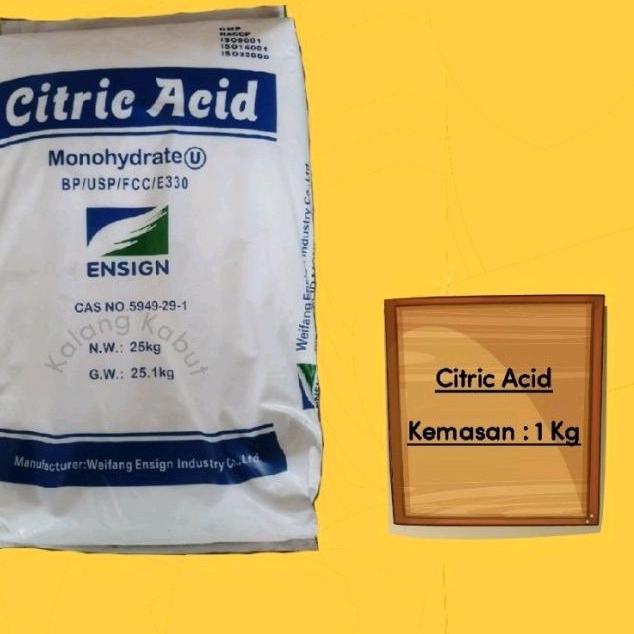 Jual IdG1s6R Citrun | Citric Acid | Asam Sitrat | 1 Kg | Shopee Indonesia
