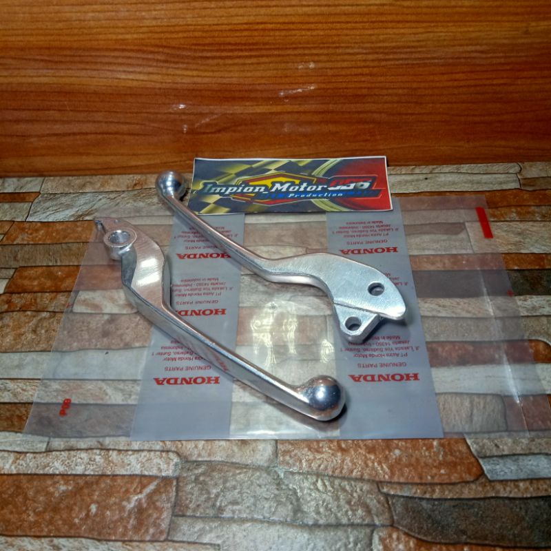 Jual Handle handel hendel rem satu set SILVER motor Scoopy ring 12 ...