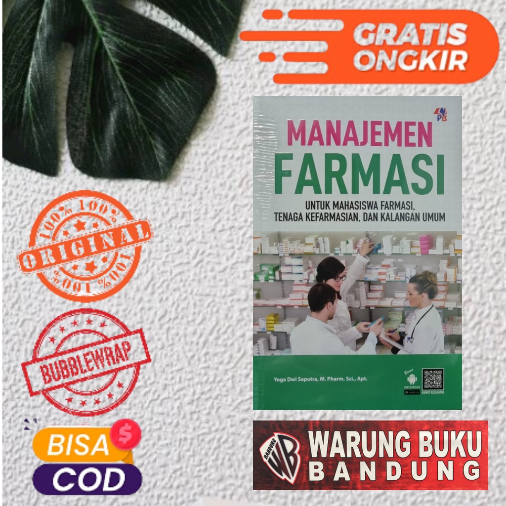 Jual Buku Manajemen Farmasi Untuk Mahasiswa Farmasi Tenaga Kefarmasian Dan Kalangan Umum - Yoga ...