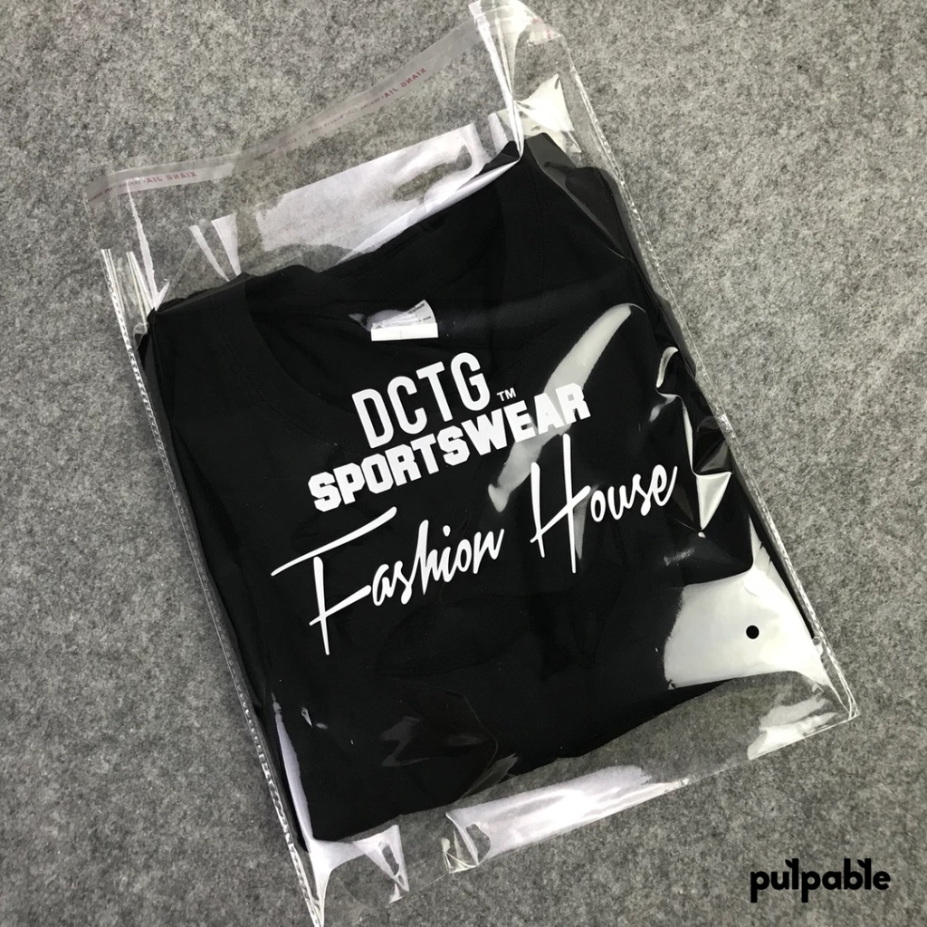 Jual Custom Biodegradable OPP Ramah lingkungan/packing baju transparan ...